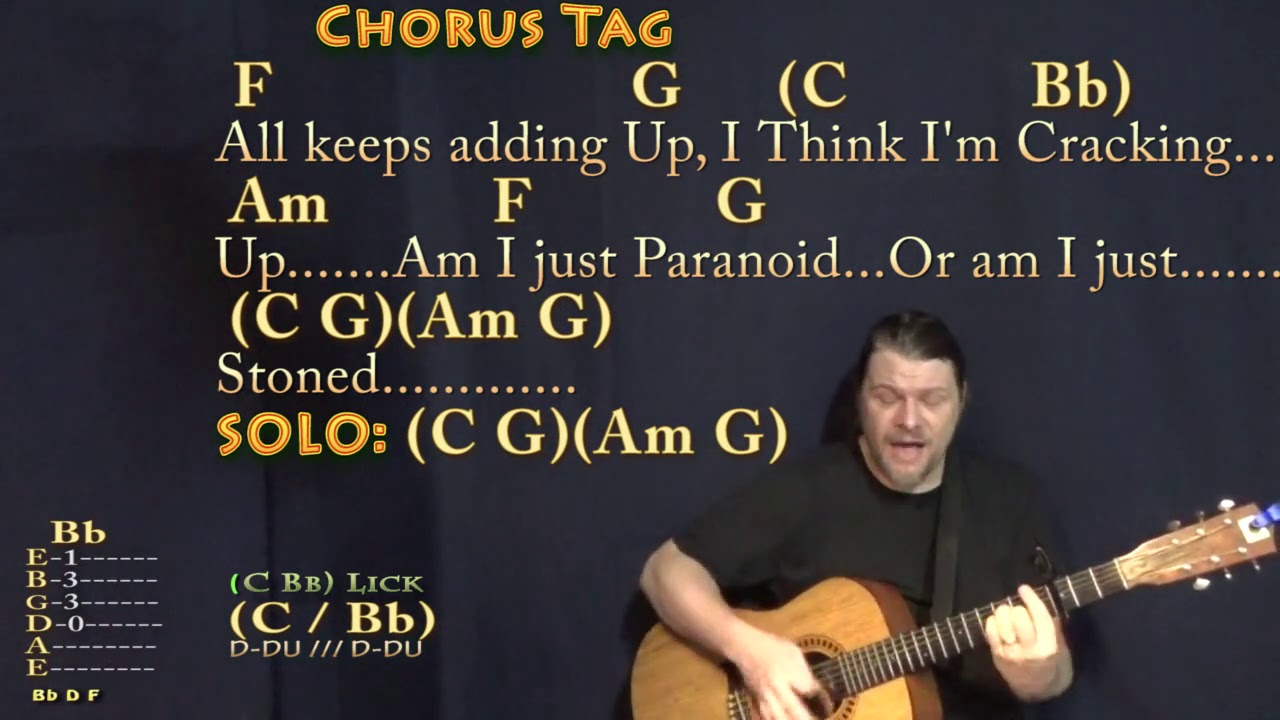 Basket Case (Green Day) Strum Guitar Cover Lesson with Chords/Lyrics ...