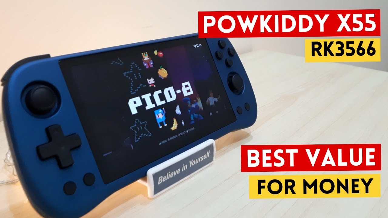 Powkiddy X55 Best Retro Handheld: Unboxing and First Impressions - YouTube