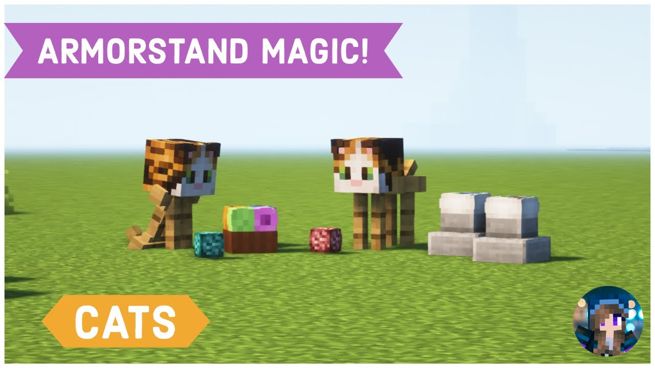 Minecraft Armorstand Cats - YouTube