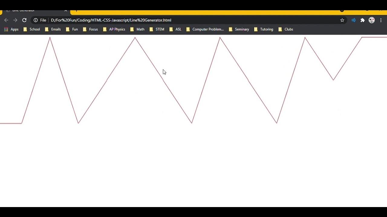 Random Line Generator - Beautiful Random Generated Art! - YouTube