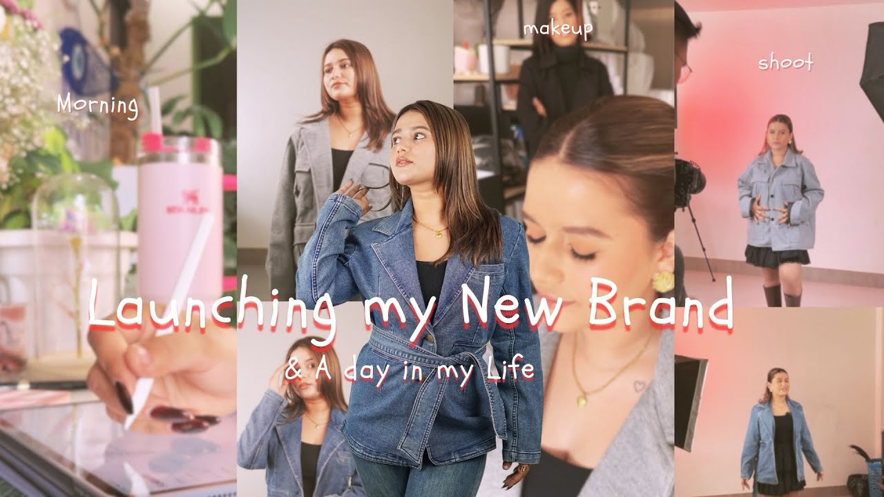 Launching New Brand | A Day in my Life as an Entrepreneur - YouTube