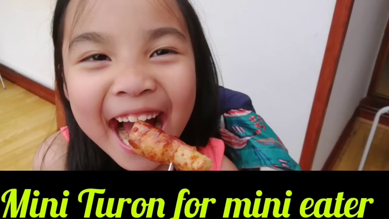 Mini turon for mini eater - YouTube