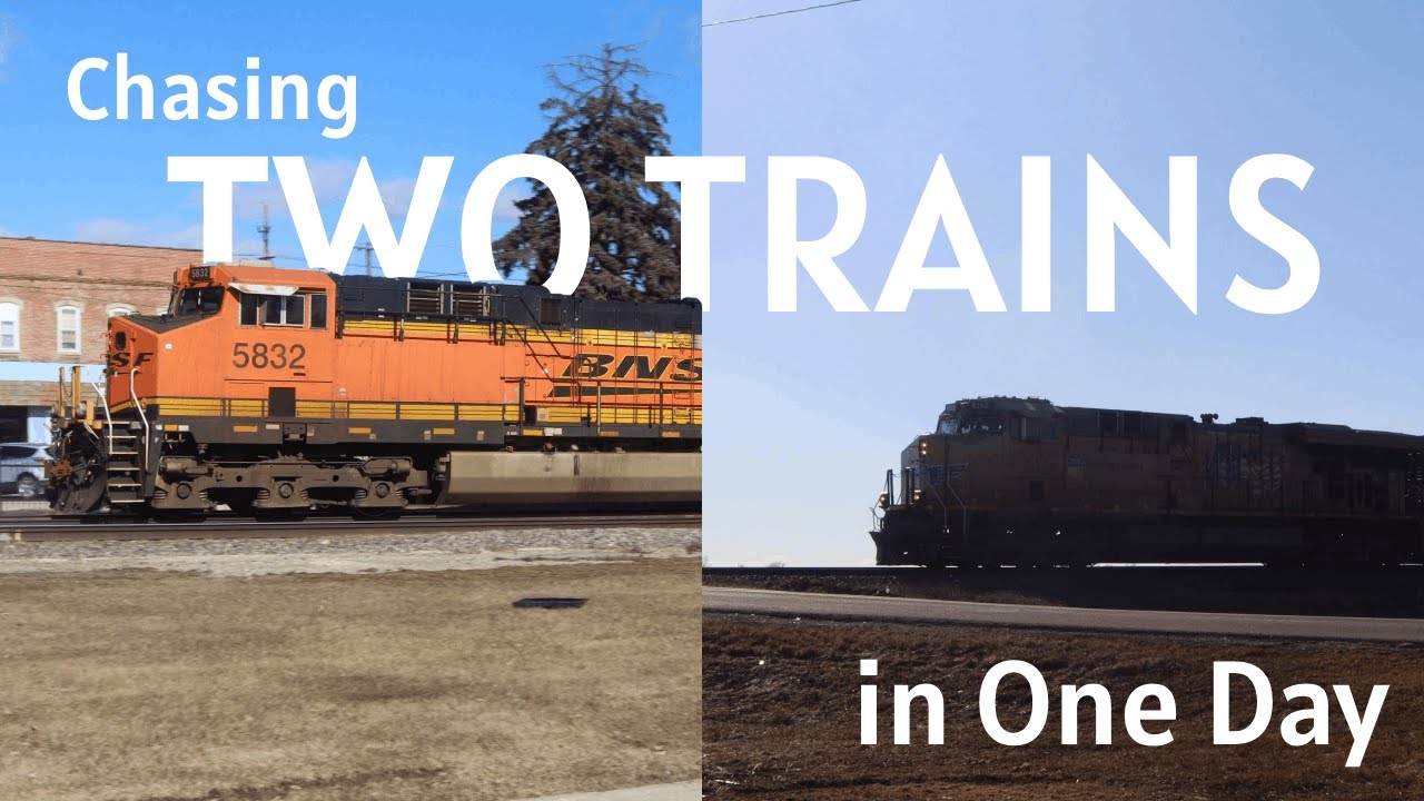 Chasing Two Trains in One Day - YouTube