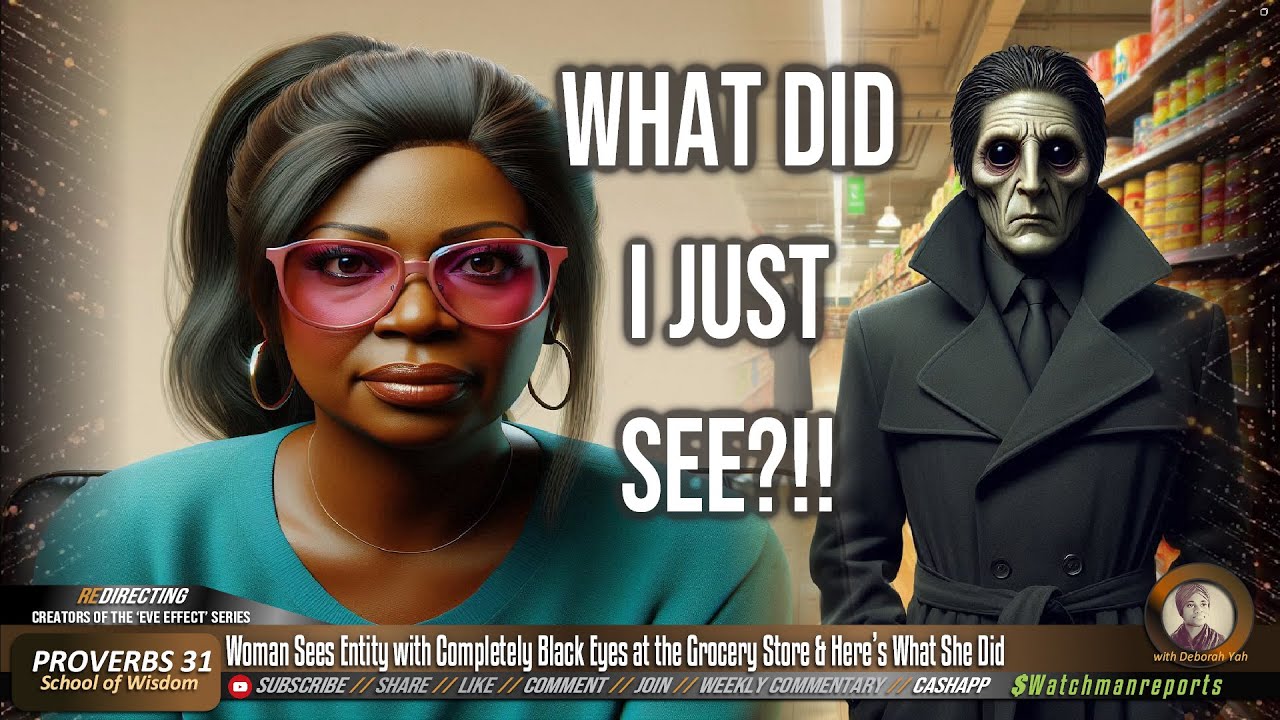 Woman Sees an Entity with Completely Black Eyes at the Grocery Store ...