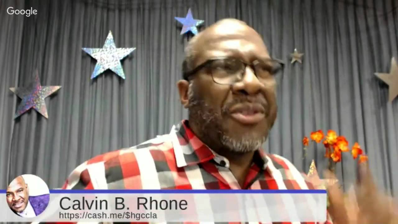 Word Encounter with Calvin Bernard Rhone - YouTube