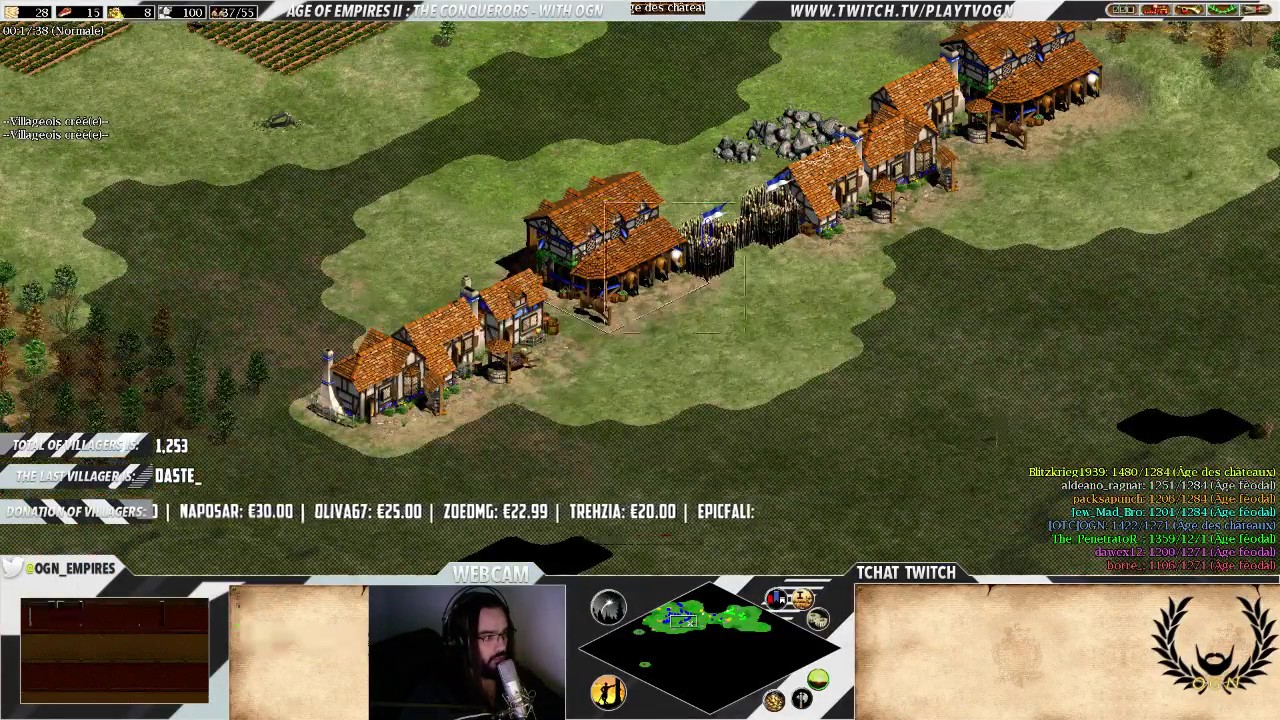 Age of empires II - EASY GAME WITH VIKINGS - 4VS4 ARABIA - YouTube