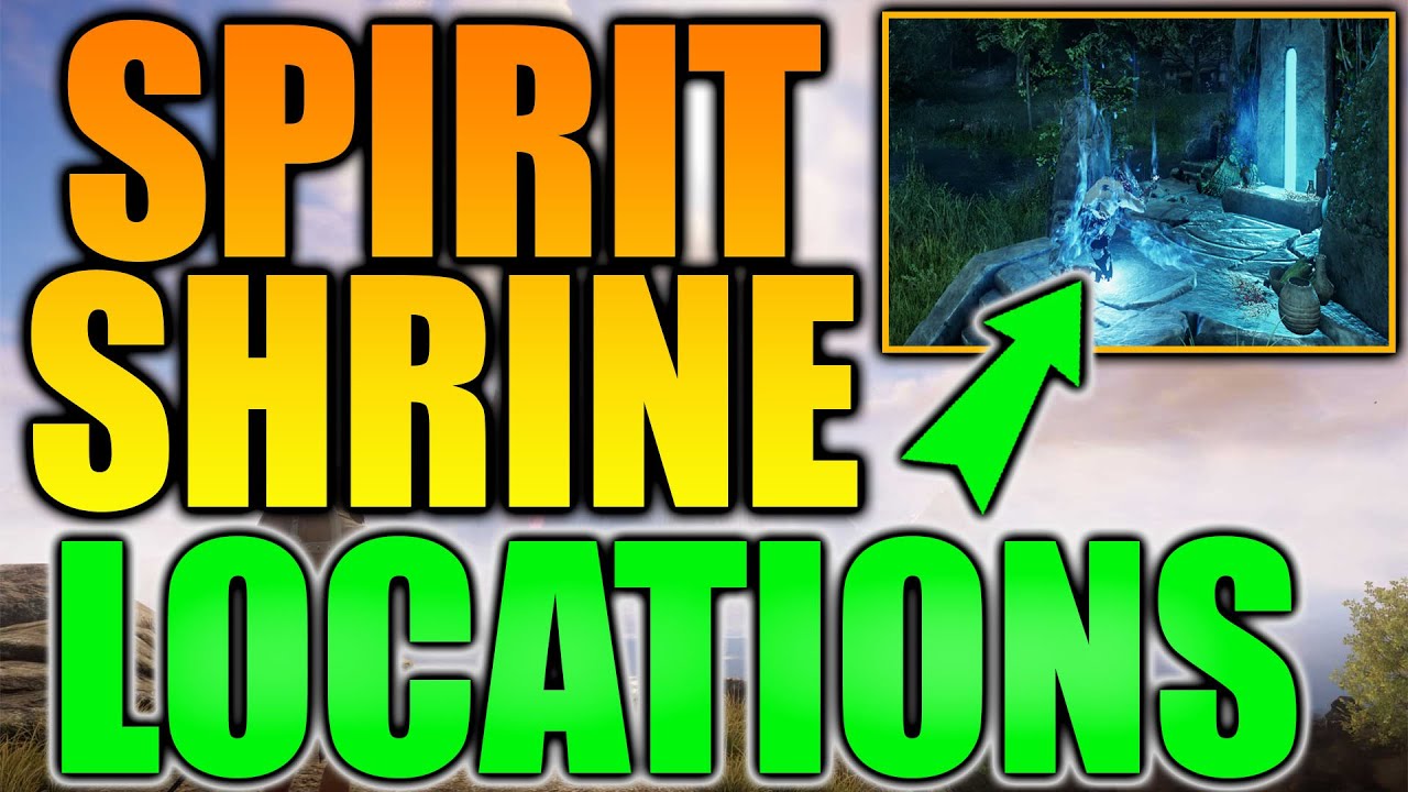 ALL New World Spirit Shrines & New World Fast Travel Locations! New ...