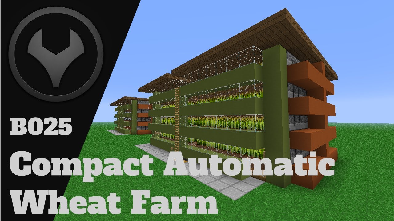 [Tutorial] Compact Semi Automatic Wheat Carrot and Potato farm [B25 ...
