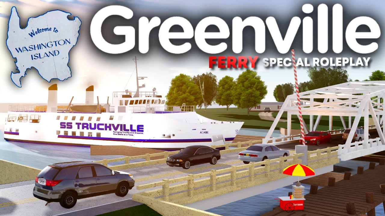 We took a FERRY to a CUSTOM ISLAND in Greenville! (SPECIAL ROLEPLAY ...