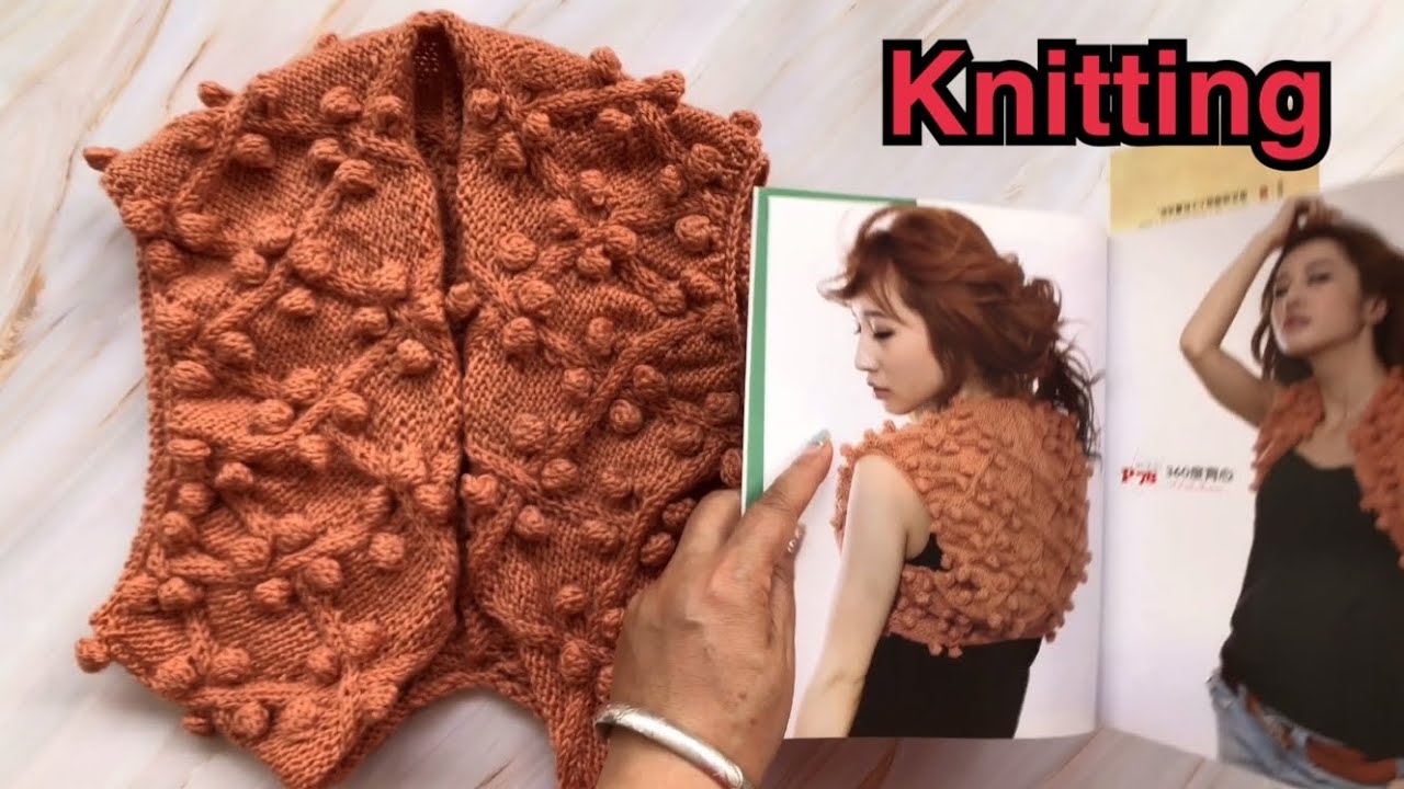 How to design a simple woolen vest? Knitting book writers teach you ...
