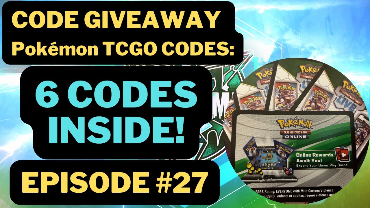 [E27] FREE Pokemon TCG Codes: 6 Booster Pack Giveaway #pokemoncards # ...