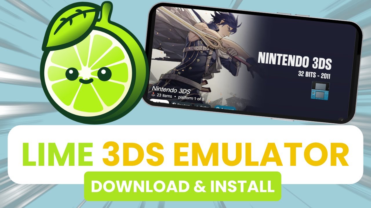 How to download and install Lime3DS (3DS emulator) on ANDROID from GitHub - YouTube