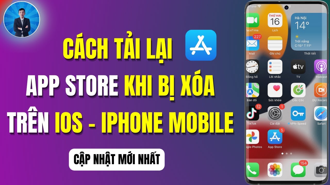 Cách tải App Store trên IPhone | Tải App Store Khi Bị Xóa | Lấy Lại App ...
