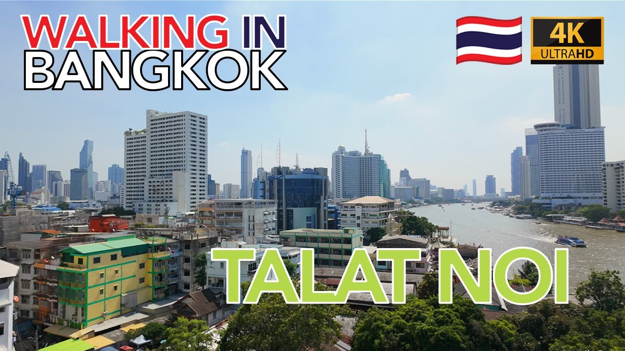🇹🇭 Bangkok walking tour: Talat Noi: A lovely area with river views, art ...