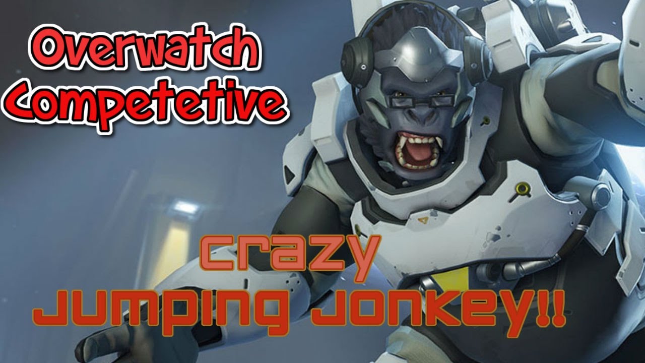 Competetive Overwatch #2 Winston Gameplay Crazy jumping monkey!! - YouTube