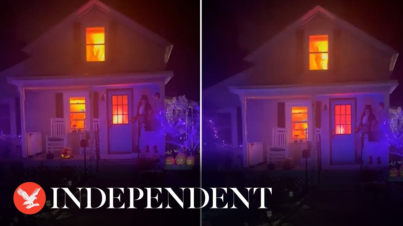 Firefighters called to New York home get spooky Halloween surprise ...