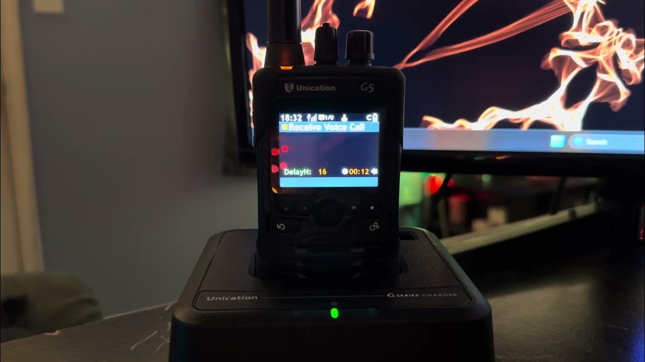 Gratiot County Fire Pager Test on P25 G5 Unication Pager - YouTube