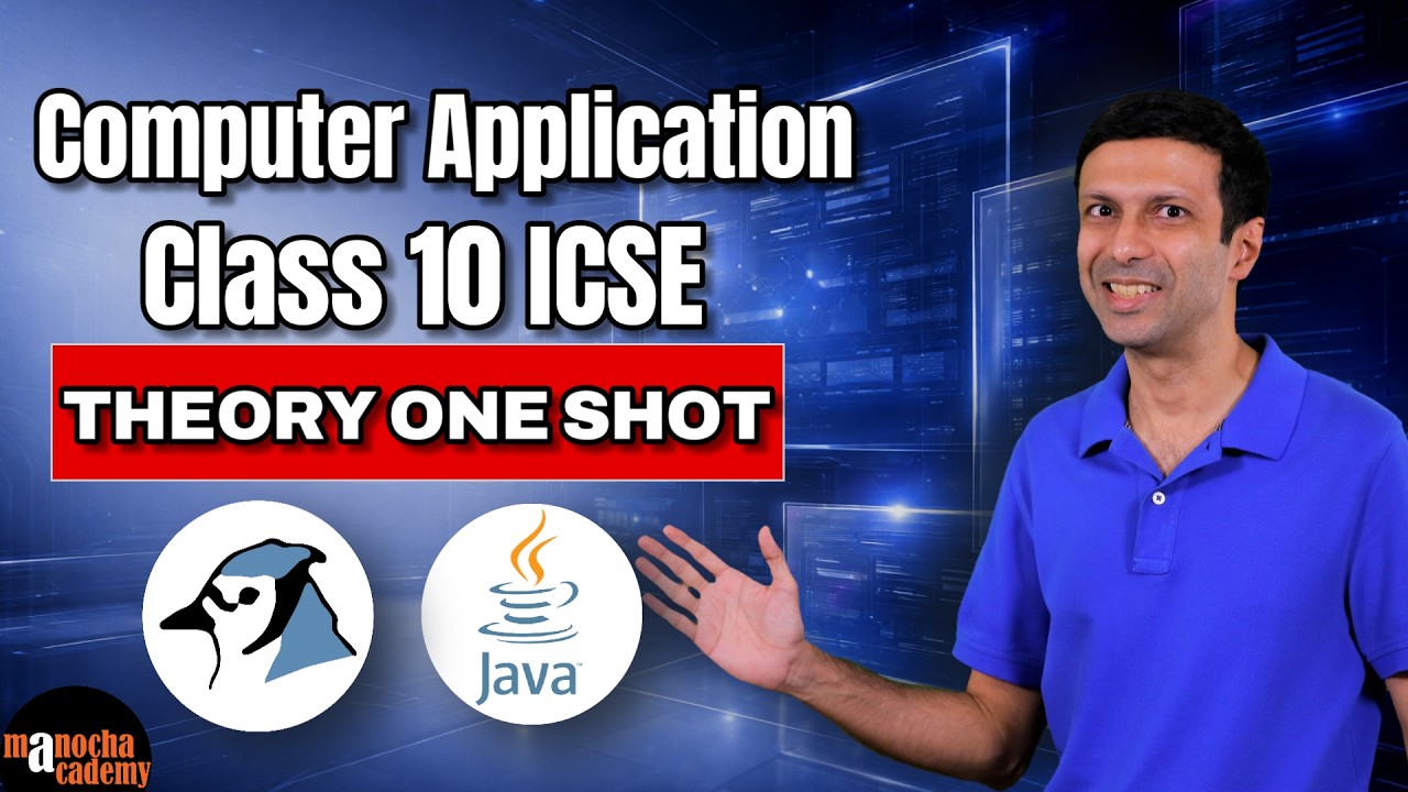 Computer Application Class 10 ICSE One Shot - YouTube
