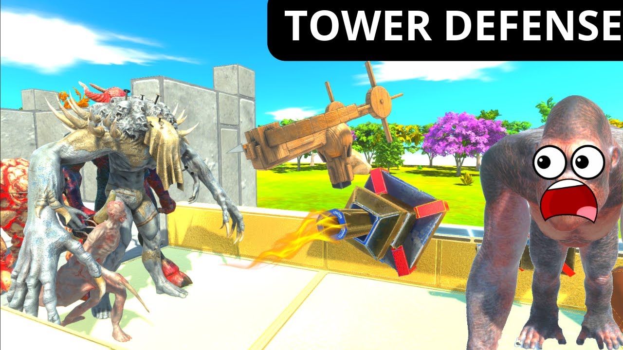ARBS TOWER DEFENSE - INFERNALS VS GORO + TOWERS - ANIMAL REVOLT BATTLE ...