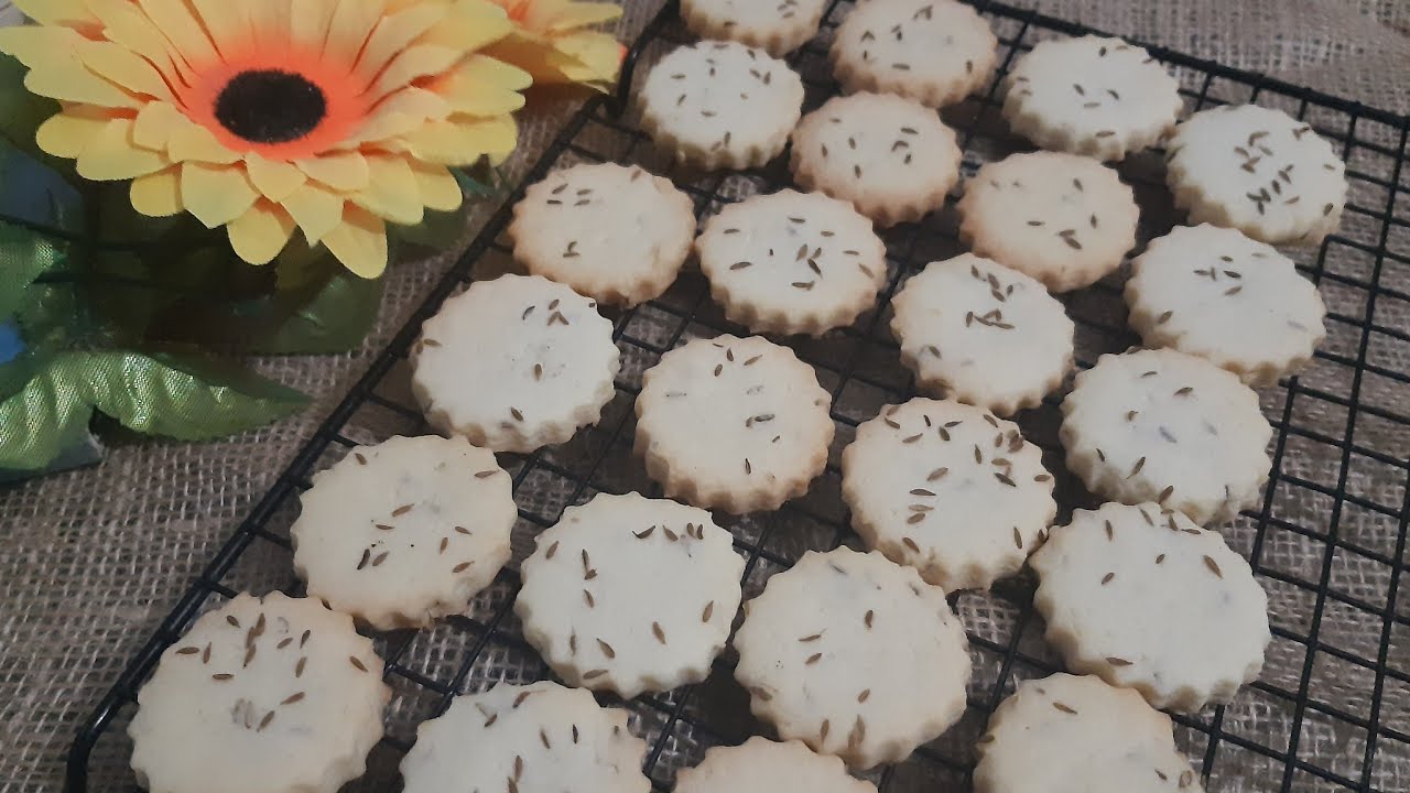 Cumin Cookies Recipe. Zeera Biscuit Recipe - YouTube