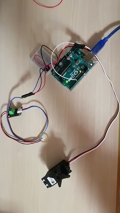 DS04-NFC servo motor & Piezo vibration sensor using Arduino UNO - YouTube