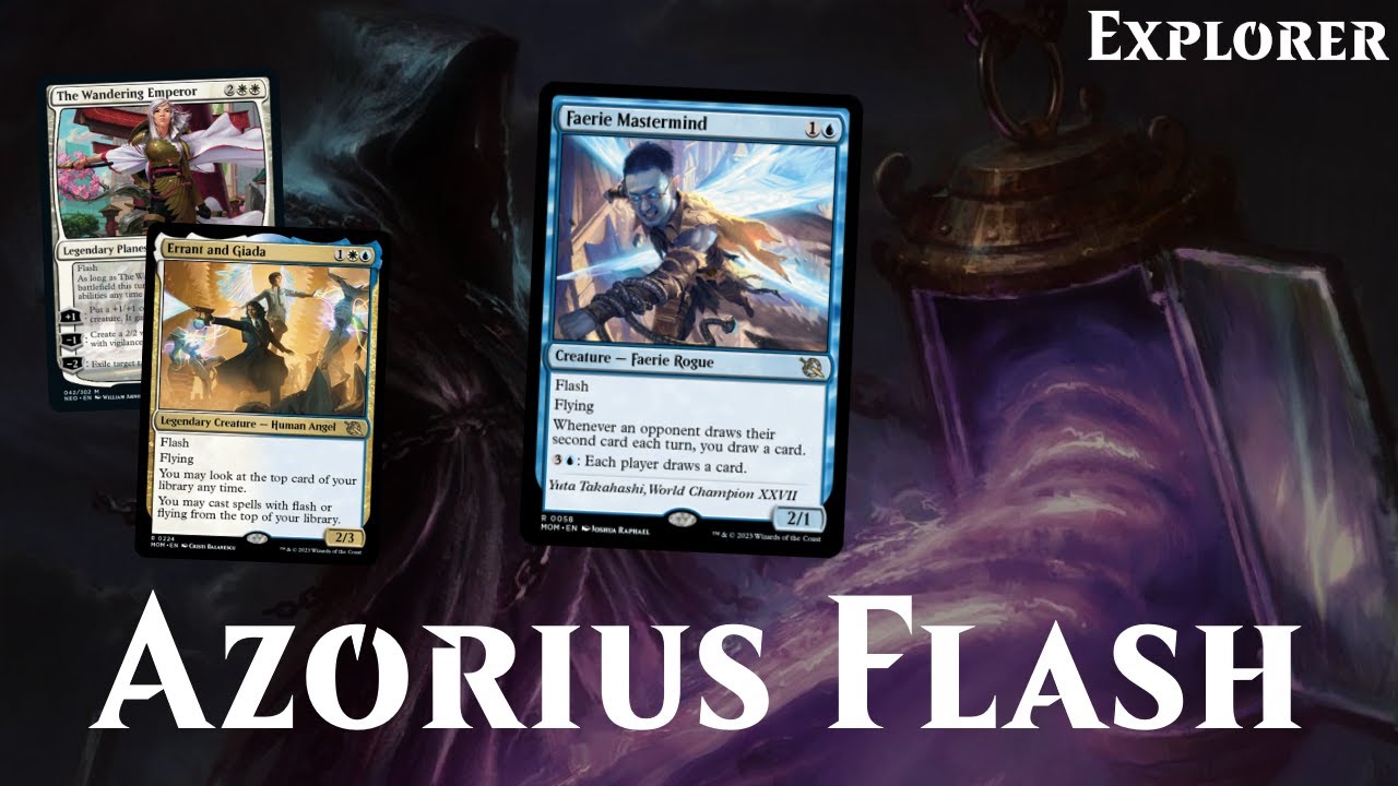 ☀️💧 Azorius Flash with Faerie Mastermind | MTG Arena Explorer - YouTube