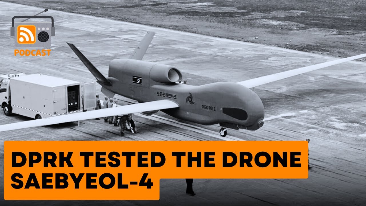 DPRK tested the drone Saebyeol-4 - YouTube