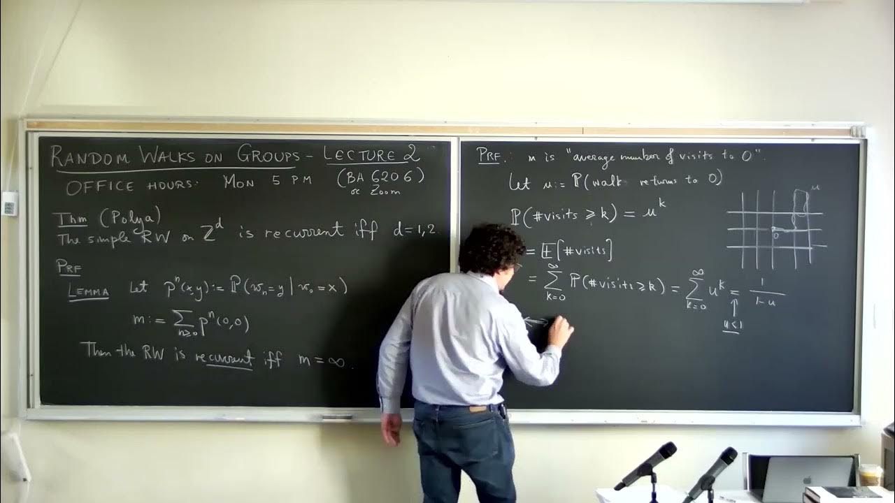 Lecture 02 Introduction to Random Walks on Groups - YouTube