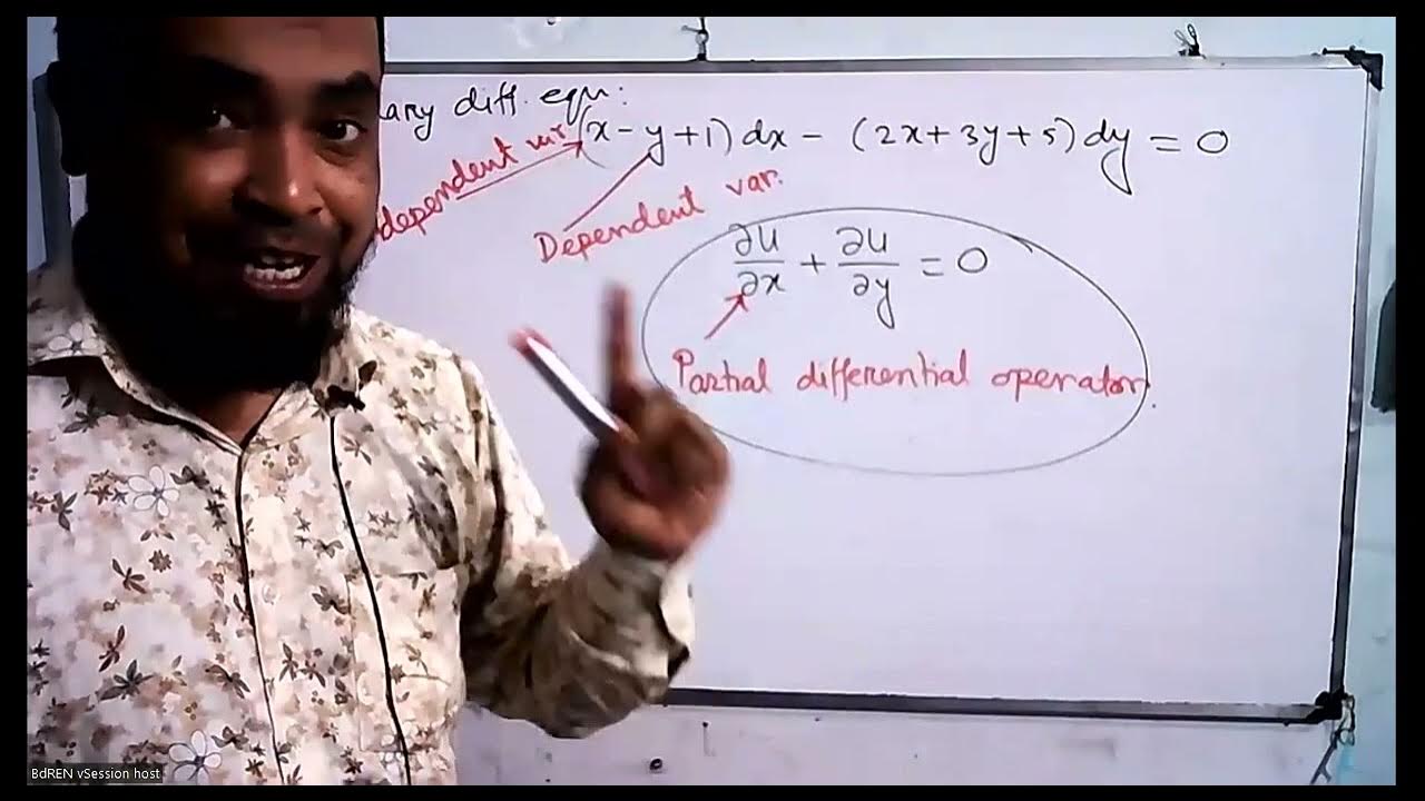 MAT 201 (L 1) Formulation of Diff Eqn - YouTube
