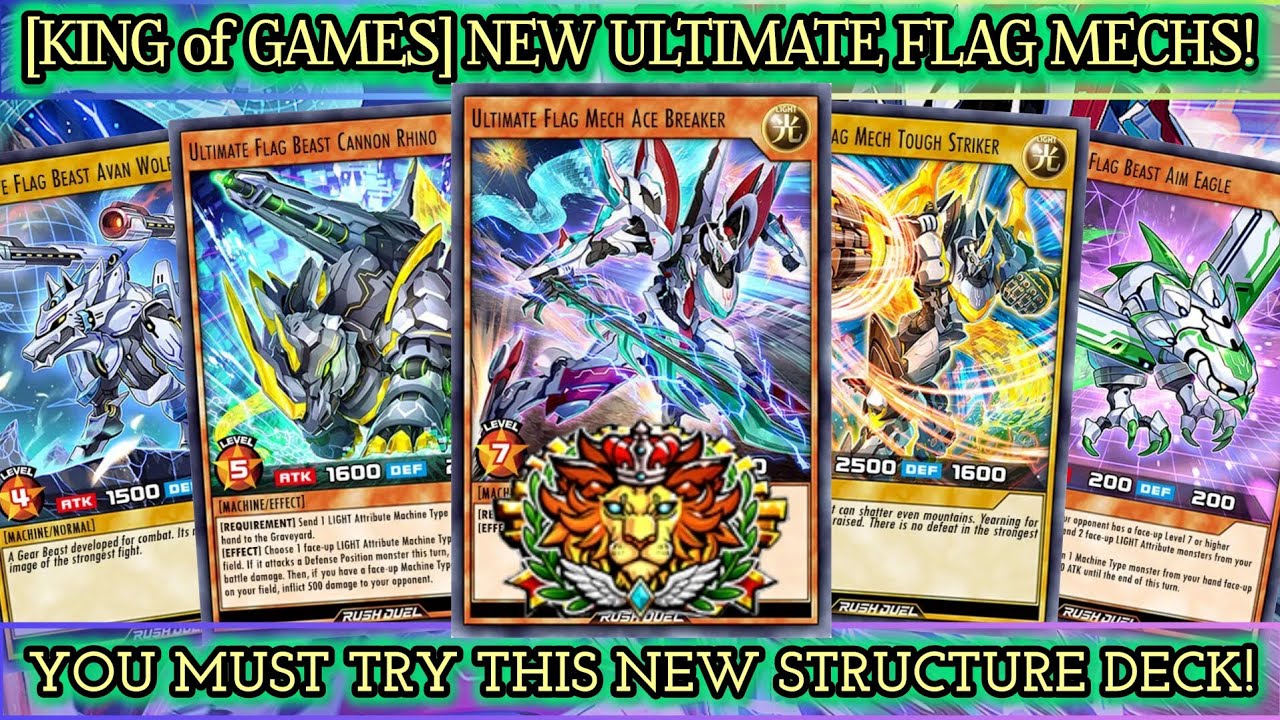 KING of GAMES: ULTIMATE FLAG MECH! THIS NEW STRUCTURE DECK is INSANE ...