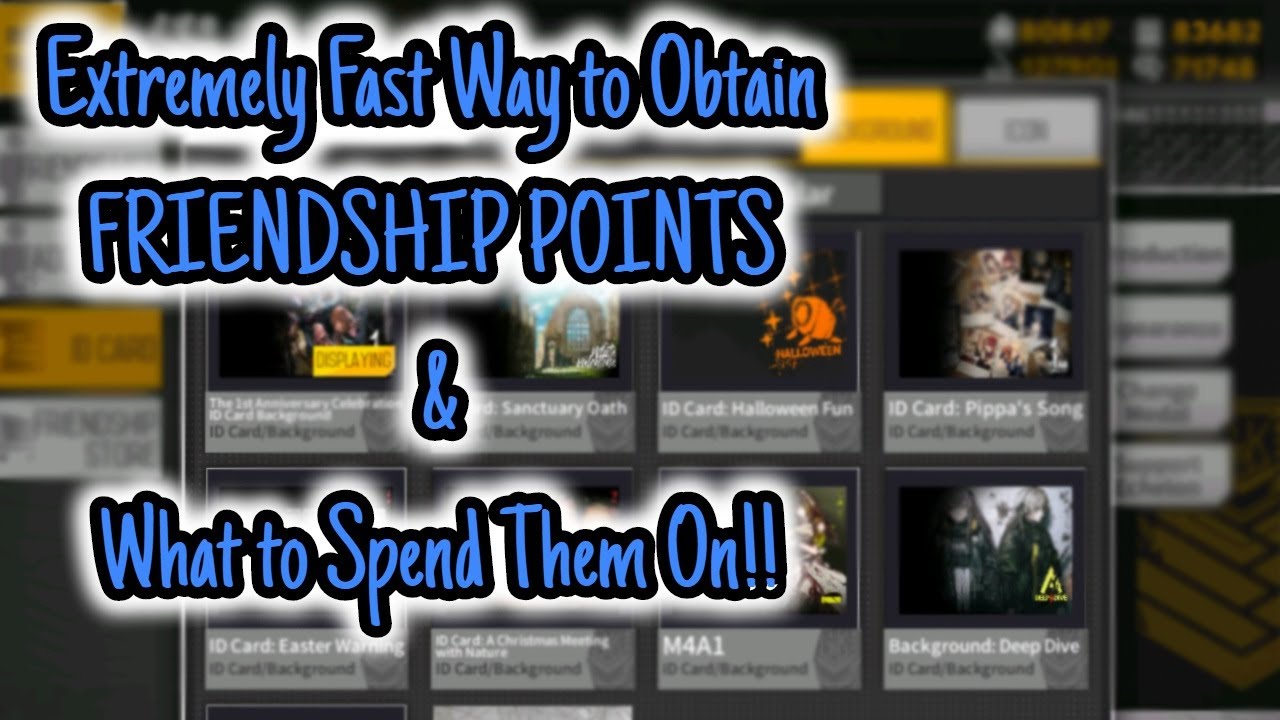 How to get Friendship Points FAST - YouTube