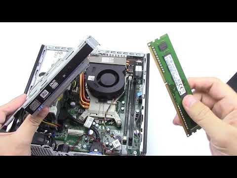How to add RAM on DELL OptiPlex 7010 USFF - YouTube