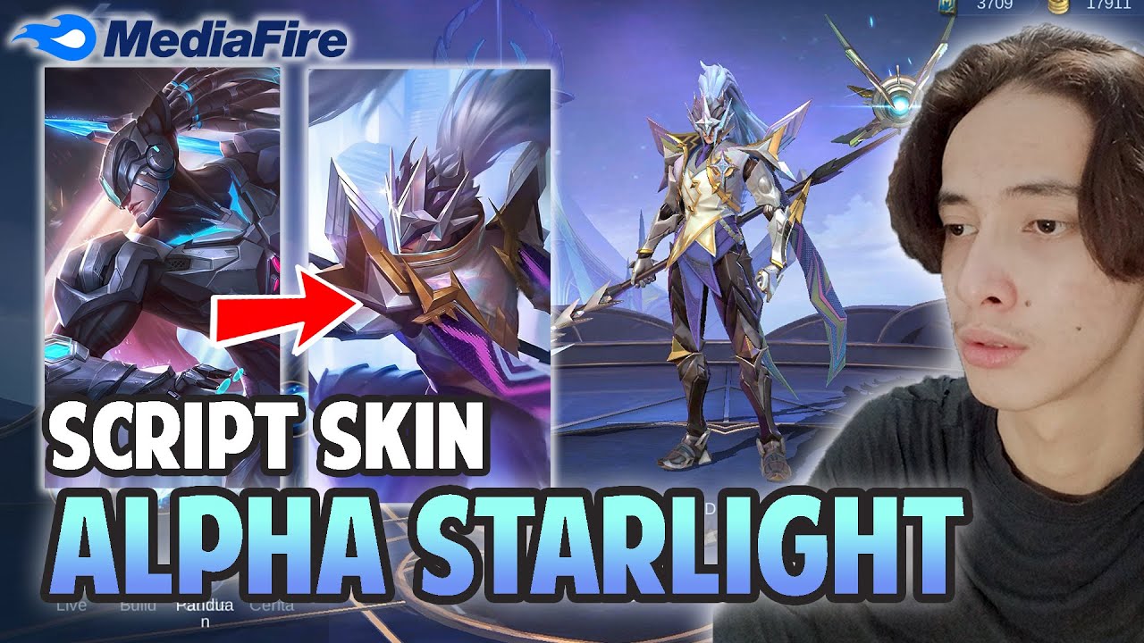 New Script Skin Alpha Starlight No Password - MOBILE LEGENDS - YouTube