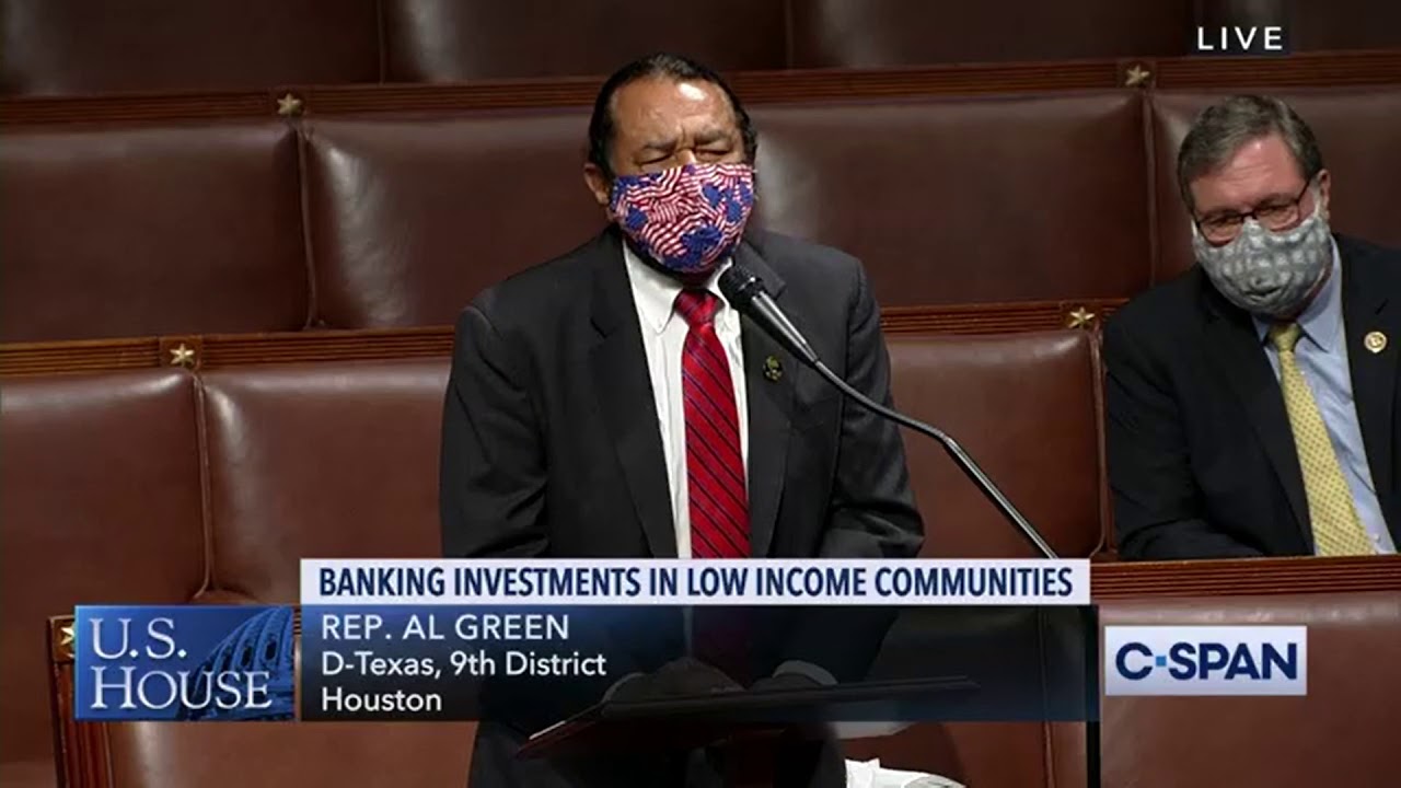 Rep. Al Green - The CRA Was Born to Correct Harm - YouTube
