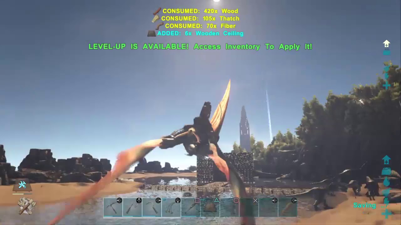 Ark Survival Evolve... PS4 Building a big house - YouTube