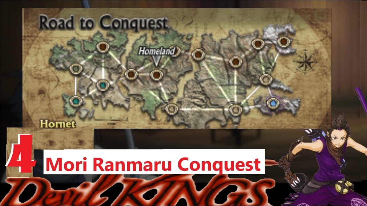 Hornet , Mori Ranmaru Conquest Battle #4 | Devil King GamePlay vs Q ...