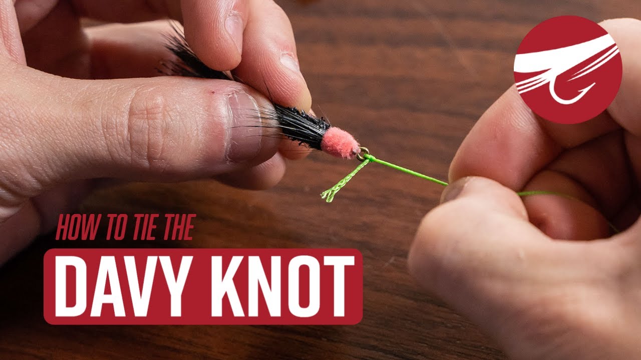 How to Tie the Davy Knot | FLY FISHING KNOTS - YouTube