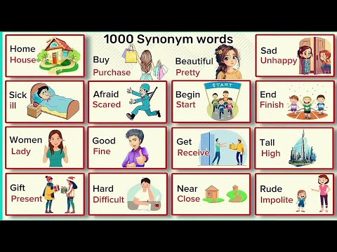 1000 Synonym Words | Expand Your Vocabulary Effortlessly - YouTube