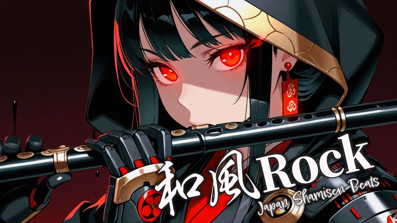 Shingetsu :Japanese Shamisen Bass Beats【和風ロック/和風BGM】 - YouTube