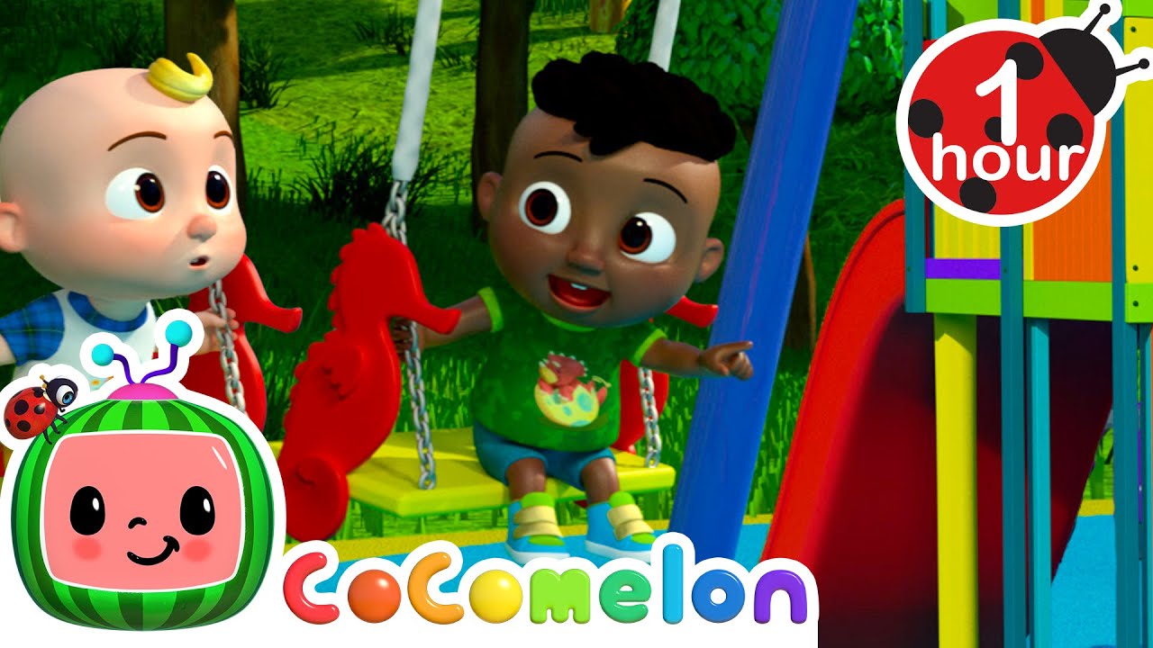 Get Outside Song (Slide Version) | 1 Hour of Cody & JJ! It's Play Time ...