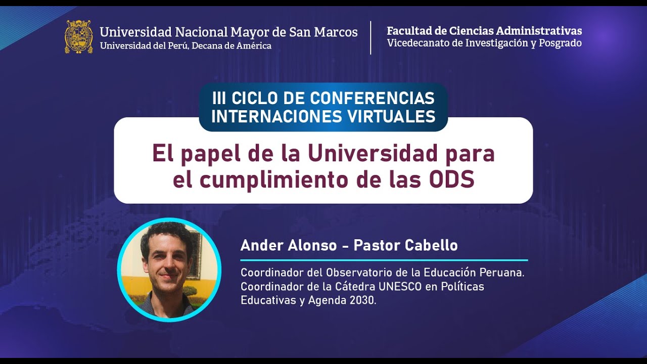 Ander Alonso-Pastor Cabello: El papel de la Universidad para el ...
