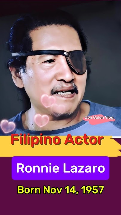Ronnie Lazaro Filipino Actor #shortsviral #trending #shorts#shortsvideos - YouTube
