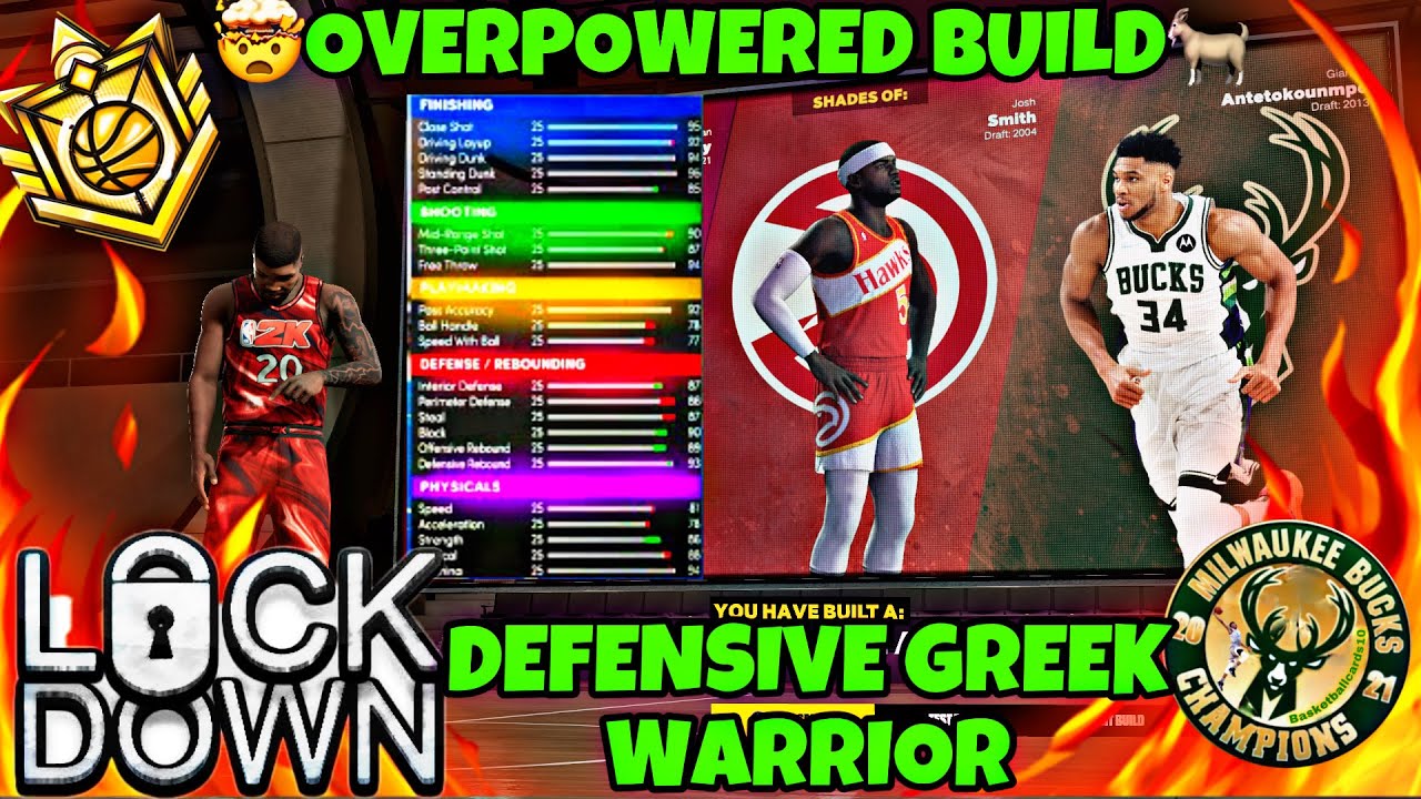 *RARE GREEK FREAK BUILD* IS THE BEST BUILD IN NBA 2K23!! CAN GUARD ALL ...