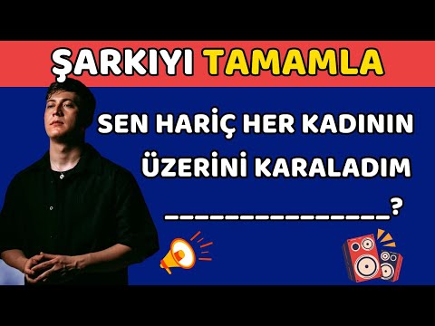Poizi Şarkılarını Tamamla 🎤 Şarkı Sözlerini Tahmin Et! | Poizi Şarkı Sözü Testi