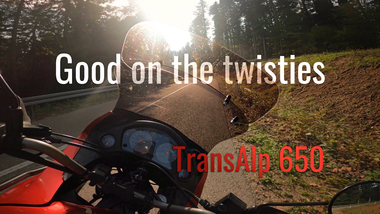 Honda Transalp 650 supermoto style - YouTube