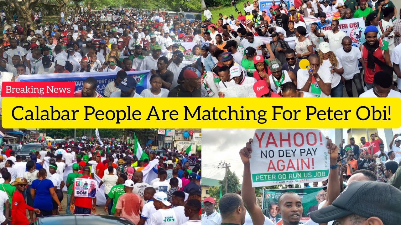 2023: Calabar 2Million Match For Peter Obi is Happening LIVE😱 #peterobi ...