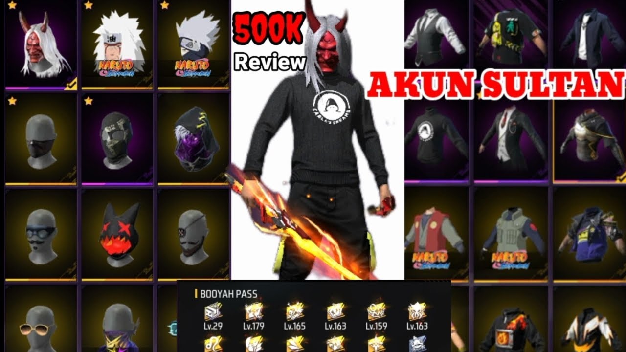 SULTAN!!! BELI AKUN FF 500k ISINYA BIKIN KAGET‼️ - YouTube