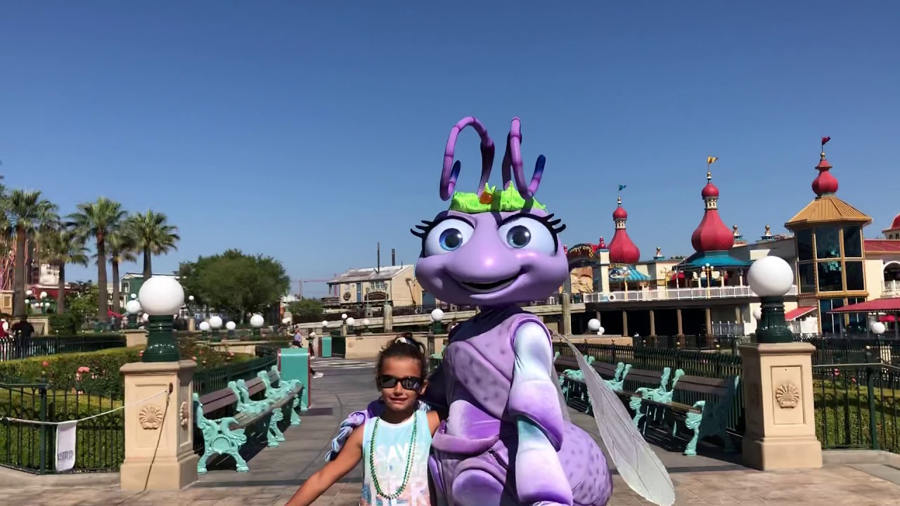 Meeting Flik and Atta From a Pixar’s Bug’s Life - YouTube