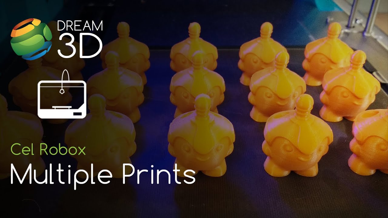 3D Printing Multiple Keyrings on the CEL Robox | Cool 3D Prints | Dream ...