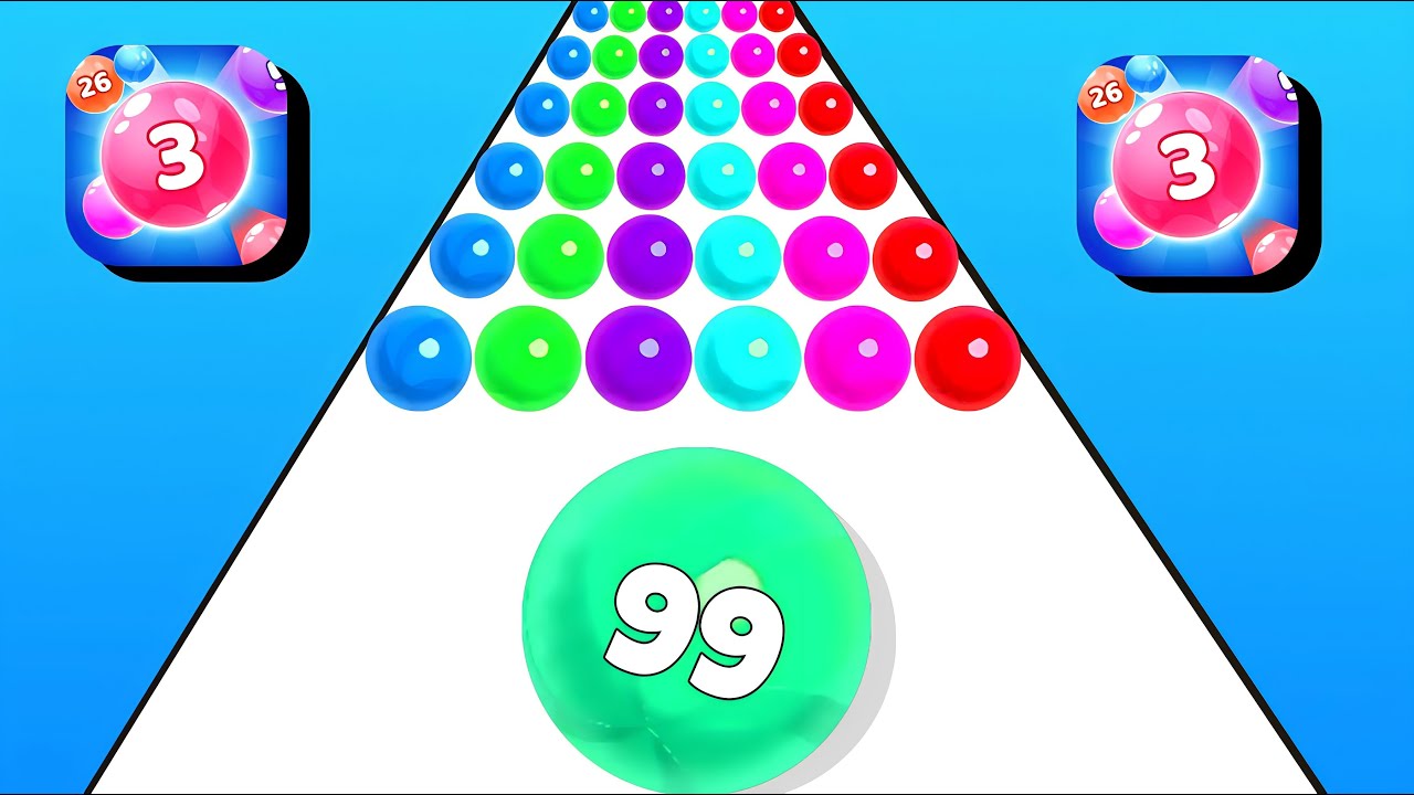 Marble Run 3D ( Level Up Numbers ) - Satisfying Mobile Games || PART ...